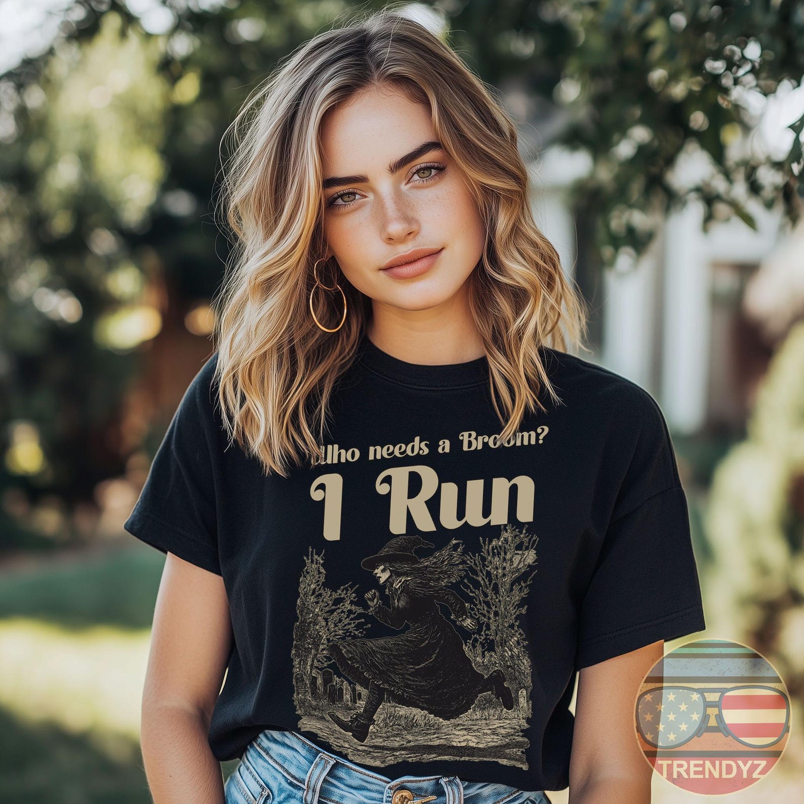 Who Needs a Broom I Run Witch Halloween Running Marathon Runner Unisex ...