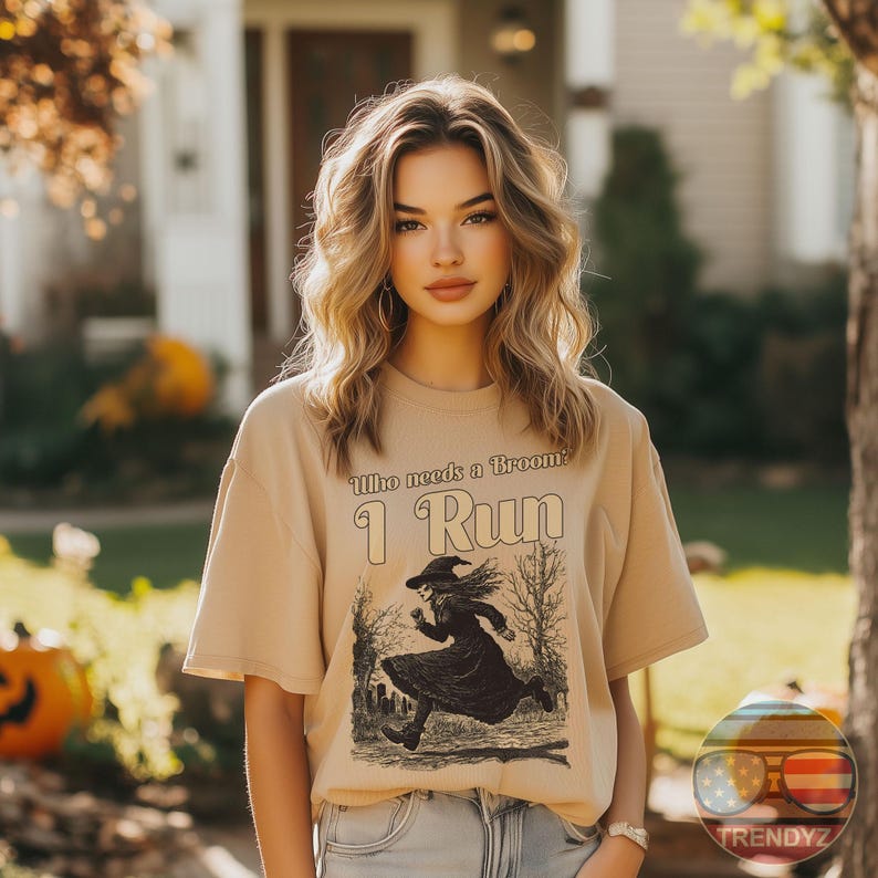 Who Needs a Broom I Run Witch Halloween Running Marathon Runner Unisex T-shirt - Etsy