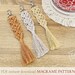 Macrame Key Chain PDF Pattern Tutorial Instant Download Free Macrame ...