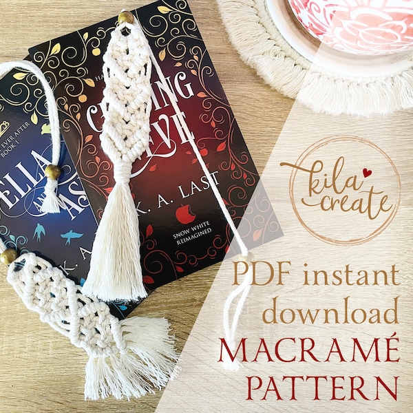 Macrame Bookmarks - Etsy