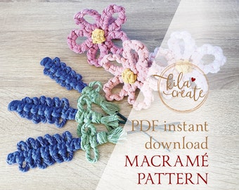 Macrame Ornaments PDF Pattern Tutorial Instant Download Free Macrame Knot Guide Boho Christmas ...