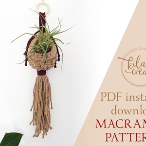 Macrame Pod PDF Pattern Tutorial Instant Download Free Macrame - Etsy ...