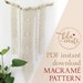 Macrame Doll PDF Pattern Tutorial Instant Download | Free Macrame Knot ...