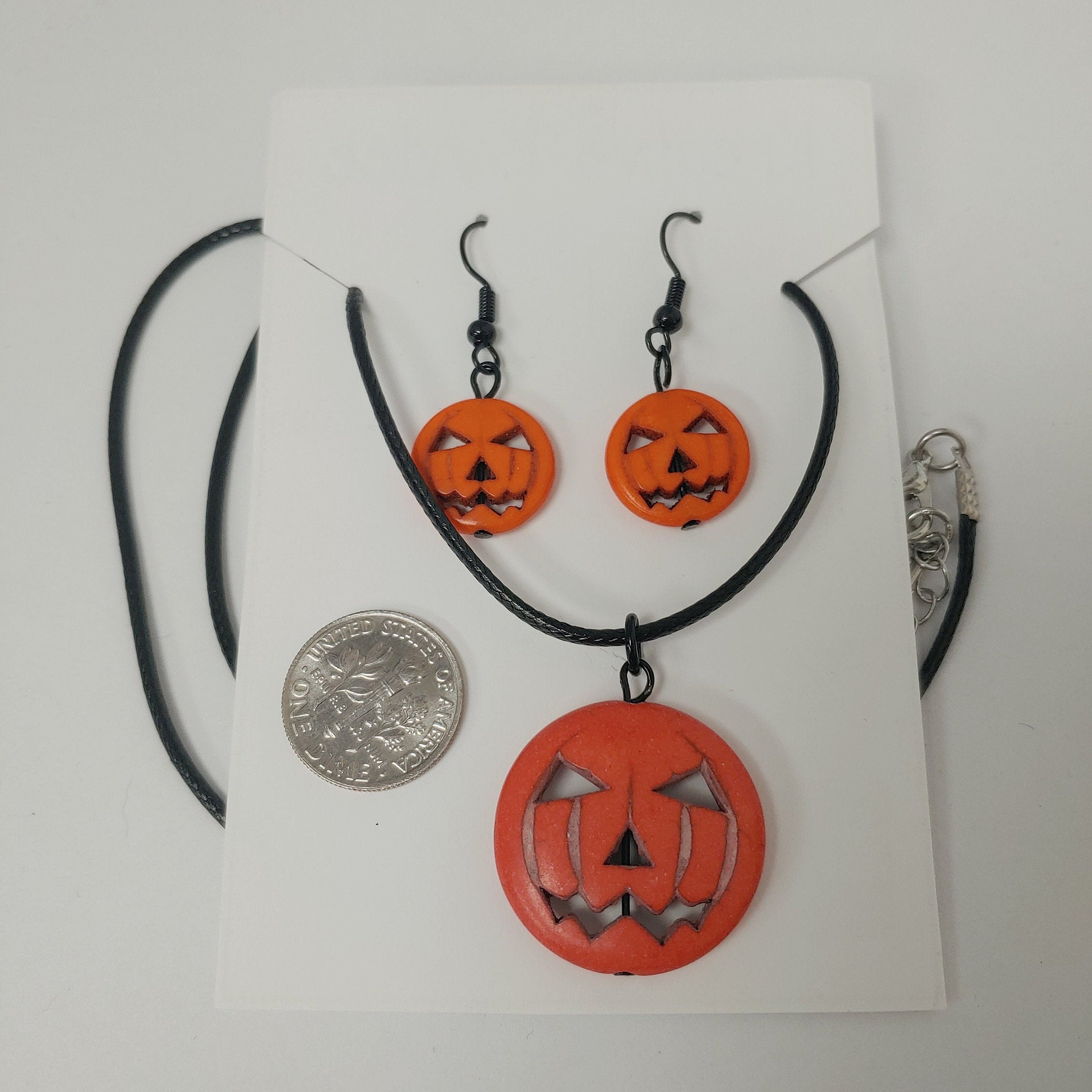 Jack-o-Lantern Jewelry Sets Halloween Jewelry Sets Pumpkin | Etsy