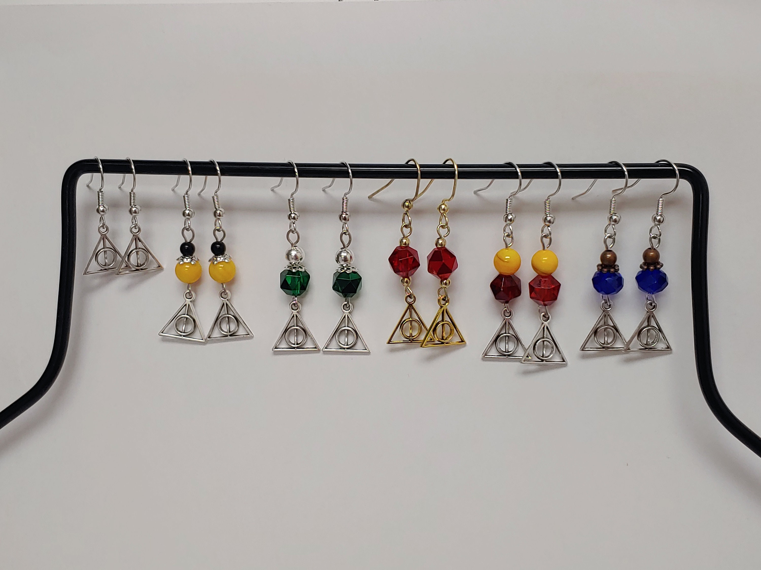 Wizard Earrings Hallows Wizard Jewelry - Etsy UK