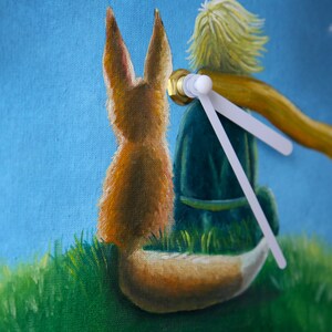 Little Prince Wall Clock Little Prince and Fox Illustration Le Petit ...