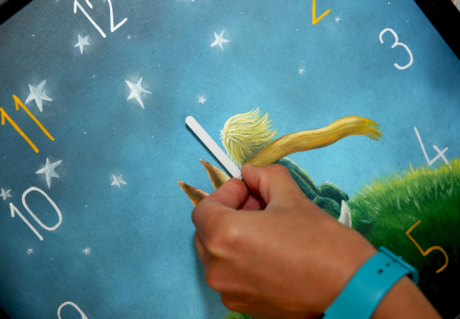 Little Prince Wall Clock Little Prince and Fox Illustration Le - Etsy