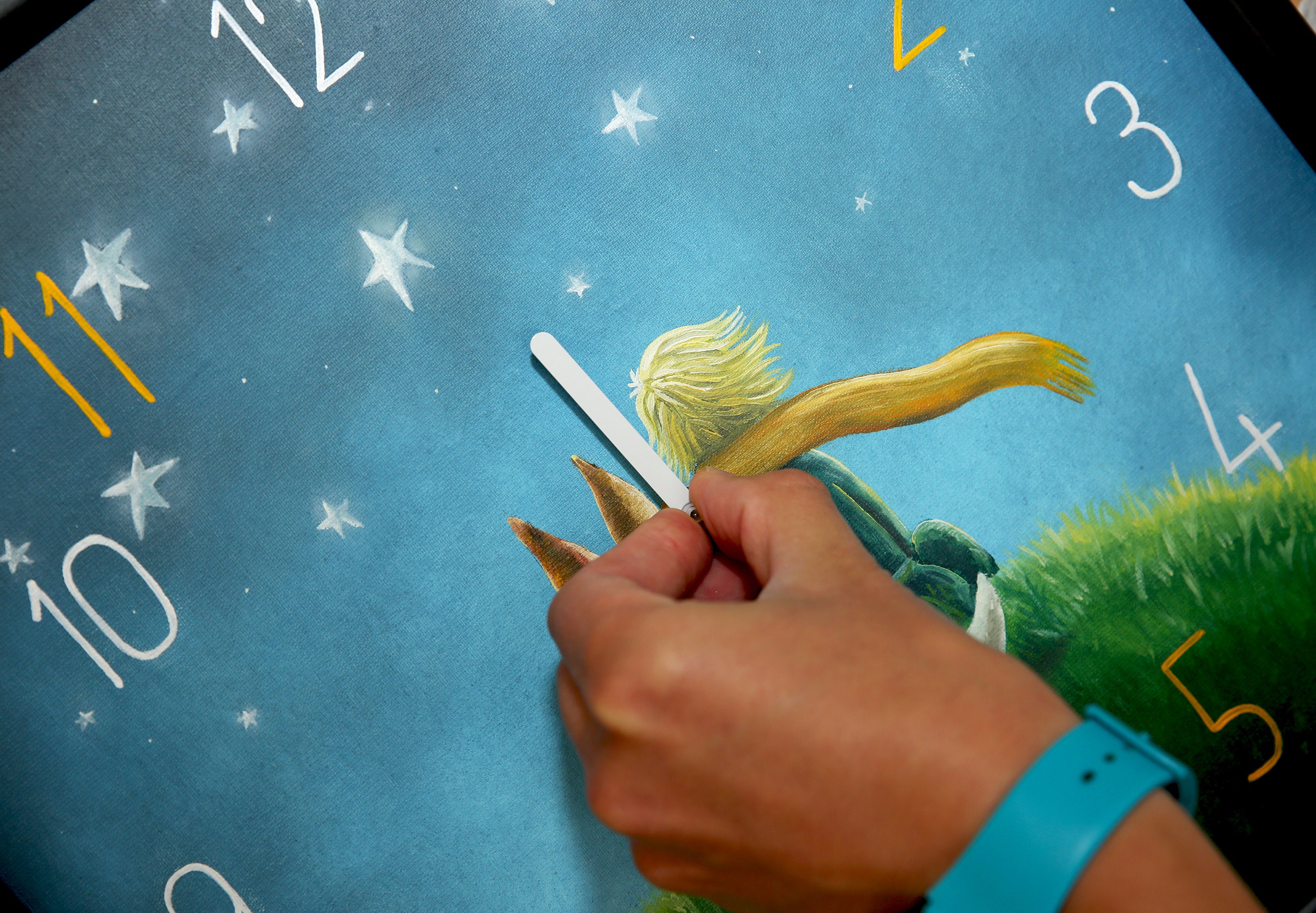 Little Prince Wall Clock Little Prince and Fox Illustration Le - Etsy