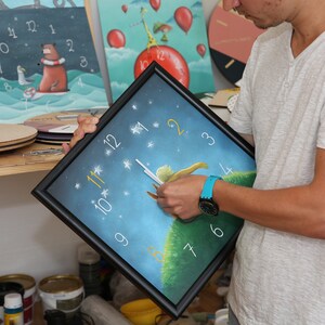 Little Prince Wall Clock Little Prince and Fox Illustration Le Petit ...