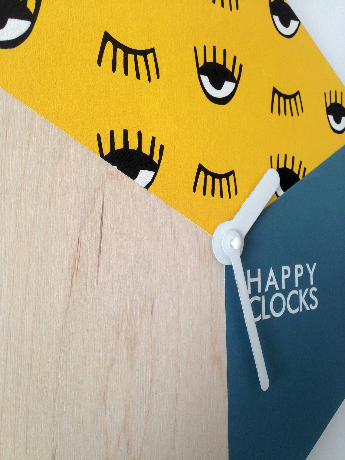 Hexagonal Wall Clock Minimalist Woodwork Unusual Clock Hexagon - Etsy