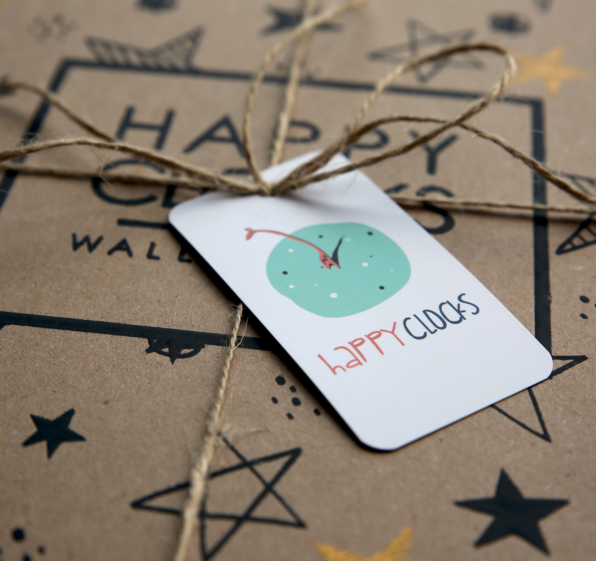 Scandinavian Wall Clock Color Blocked Clock With Golden Strip - Etsy