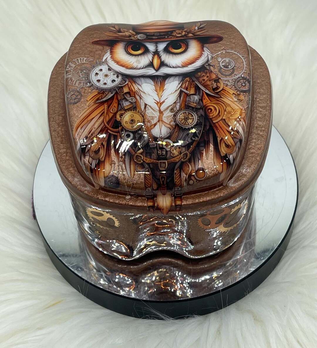 Custom Copper and Steampunk Inspired Denture Bath/storage Container for ...