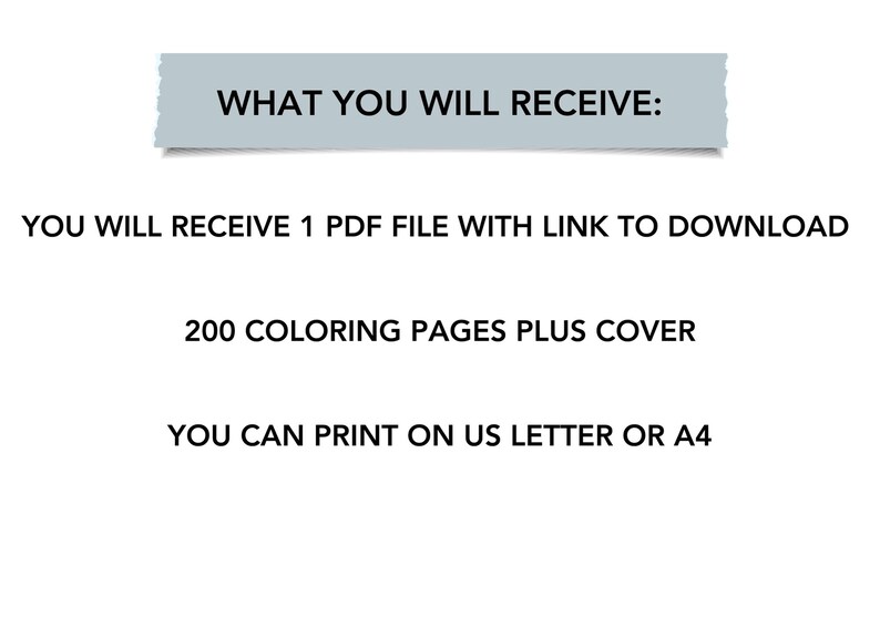 200 Cute Kawaii Coloring Pages for Kids and Adults Instant Download ...