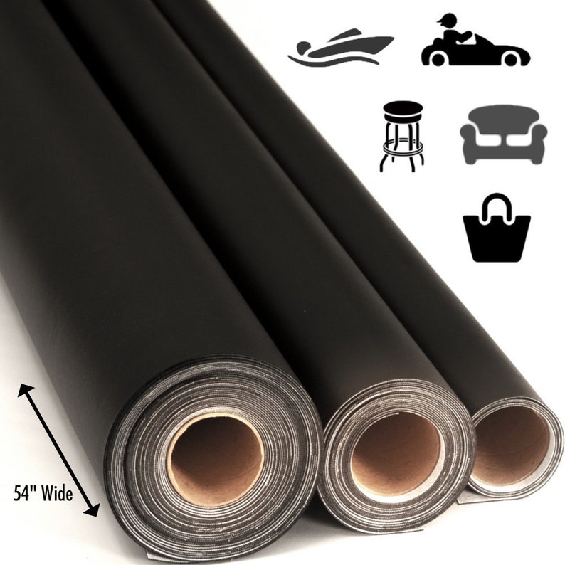 Black Marine Vinyl Perfect for Sewing Embroidery Upholstery - Etsy