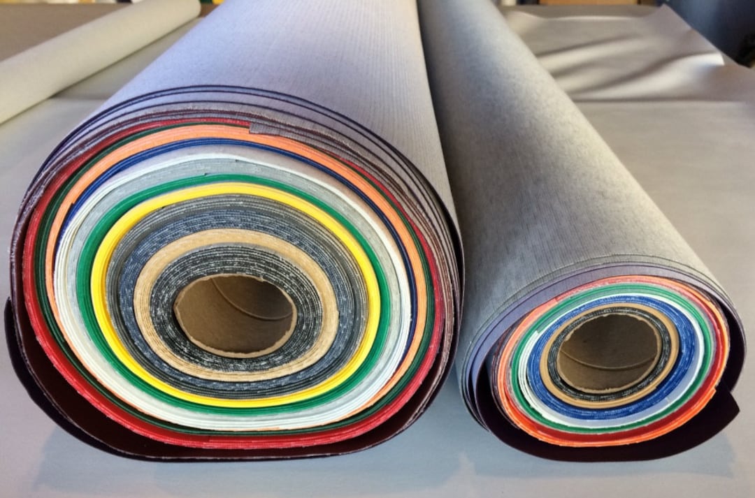 Marine Vinyl Fabric by the Yard 29 Colors: Flexa Faux Leather Vinyl 100 ...