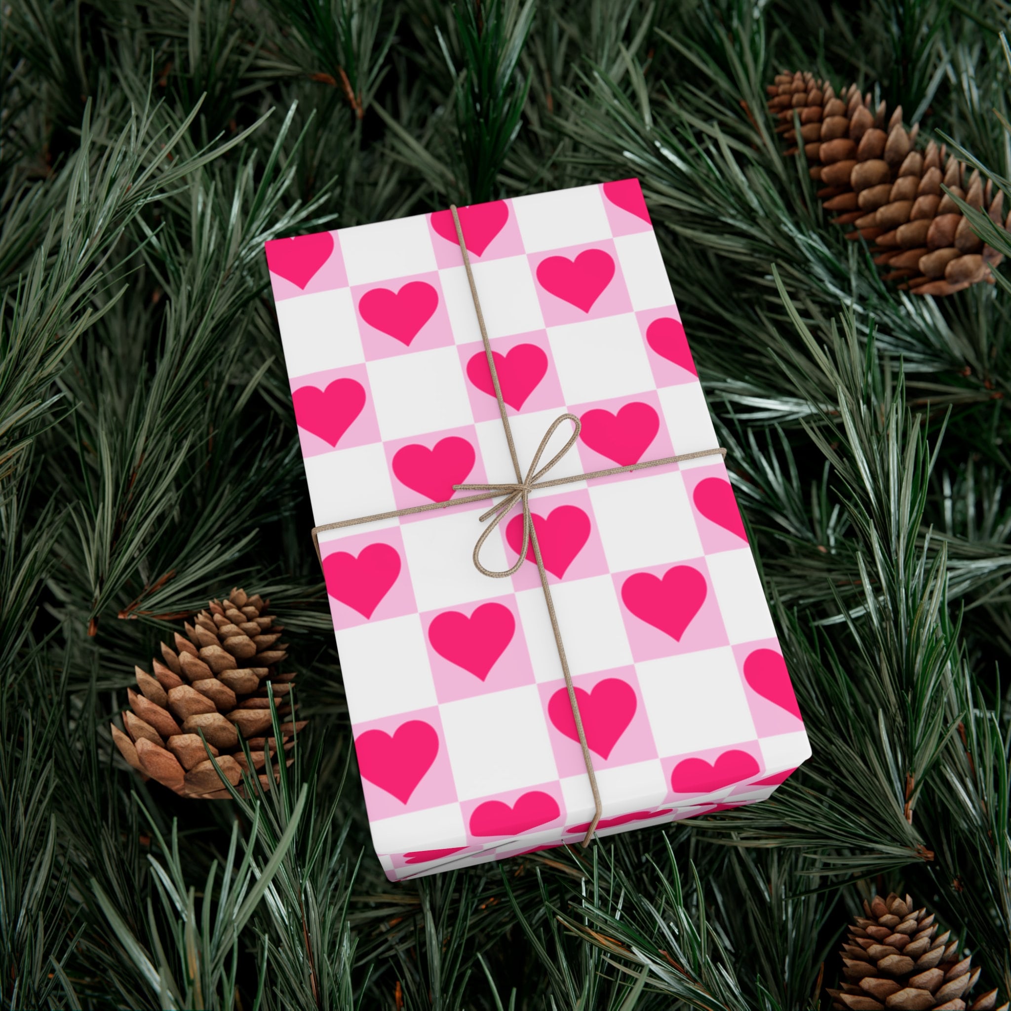 Retro Valentine's Day Gift Wrap Papers, Retro Valentine Wrapping Paper ...