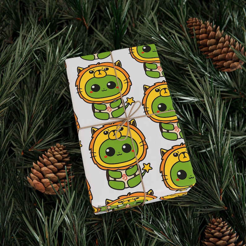 Thai BL Mascots Wrapping Paper | Kawaii Character Gift Wrap - Etsy