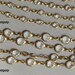 18 Inches Vintage Bar Chain 46 Cm Long Embossed Patterned Gold Plated ...