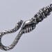 Vintage Sterling Silver Plated Metal Hand Holding a Serpent - Etsy