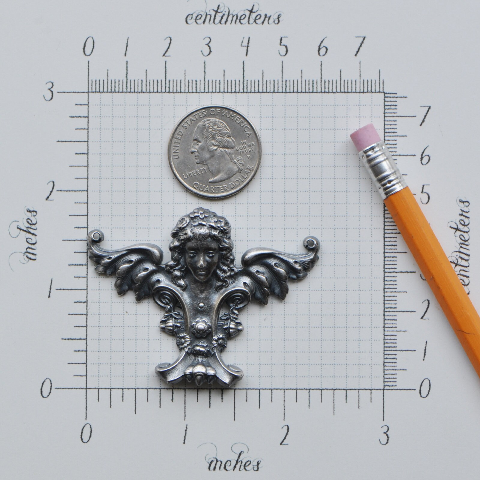 Vintage French Winged Claw Footed Goddess Acanthus Leave Wings - Etsy