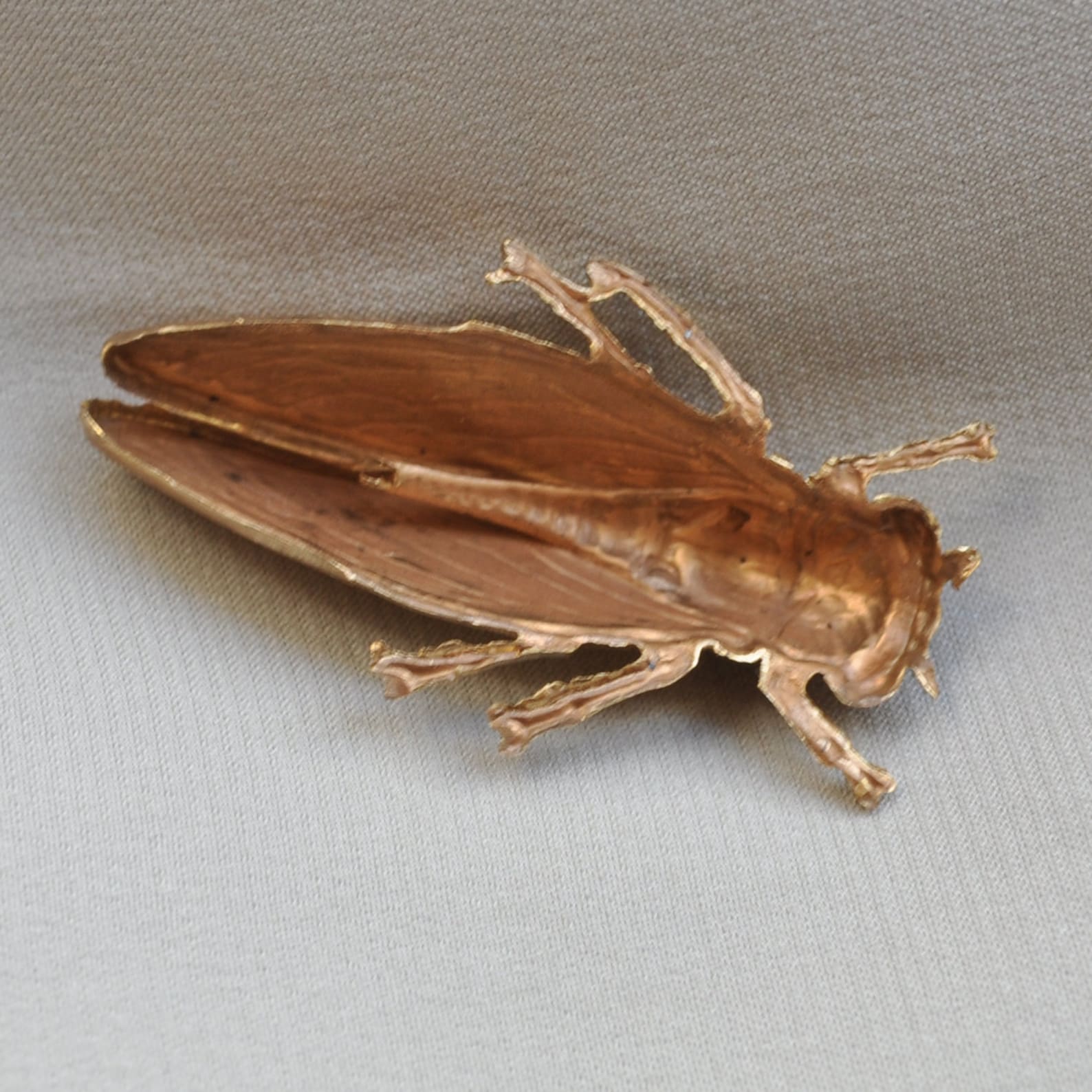 Vintage French 3D Cicada Insect Victorian Style Jewelry Finding Raw ...