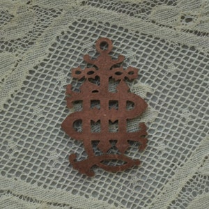 Vintage Society of Jesus Jesuit Monogram Emblem Pendant Charm Napoleon ...