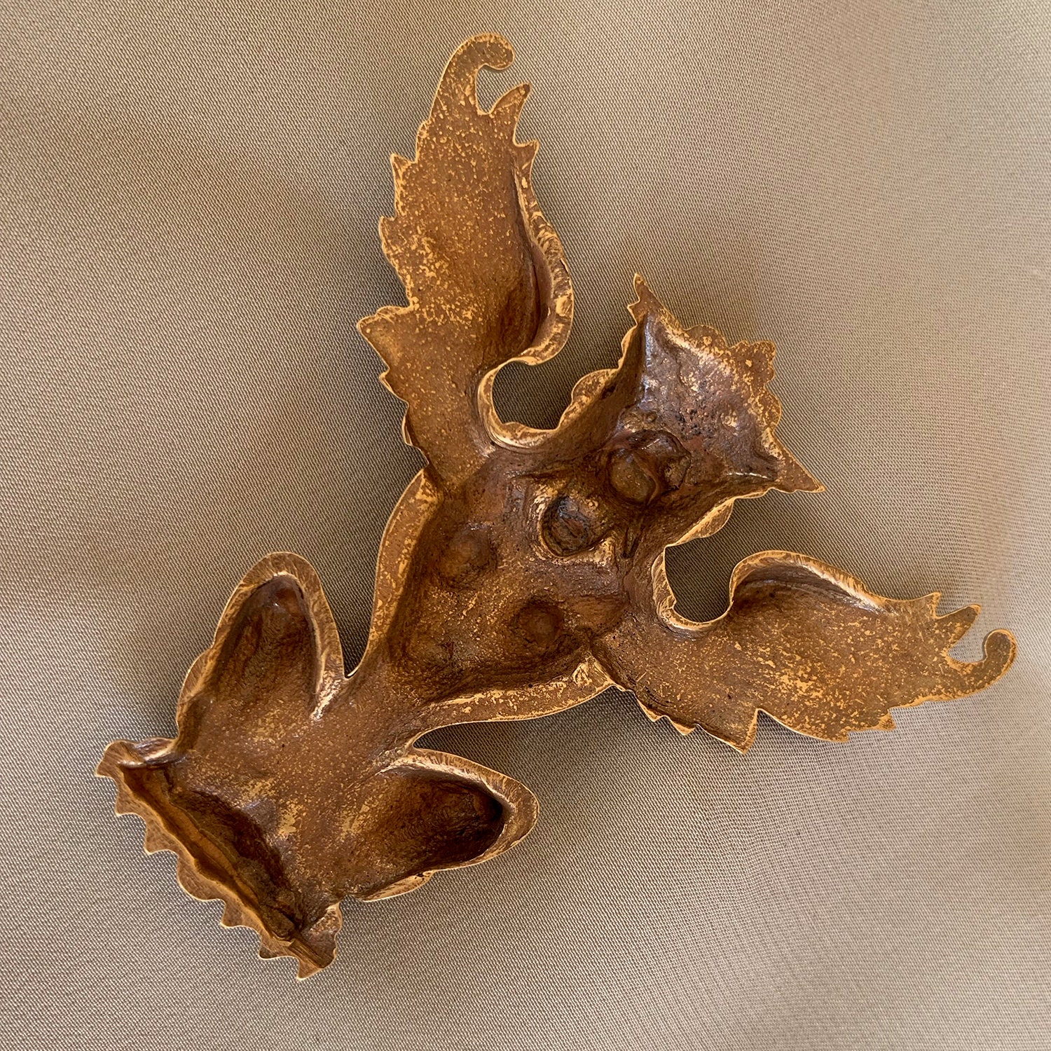 Vintage French Griffin Winged Claw Footed Lion Solid Raw Brass | Etsy