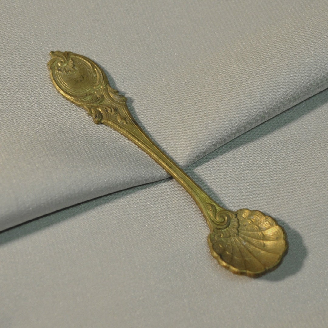 Vintage Ornate Rococo Style French Spoon Raw Brass 1 Pieces 169J - Etsy