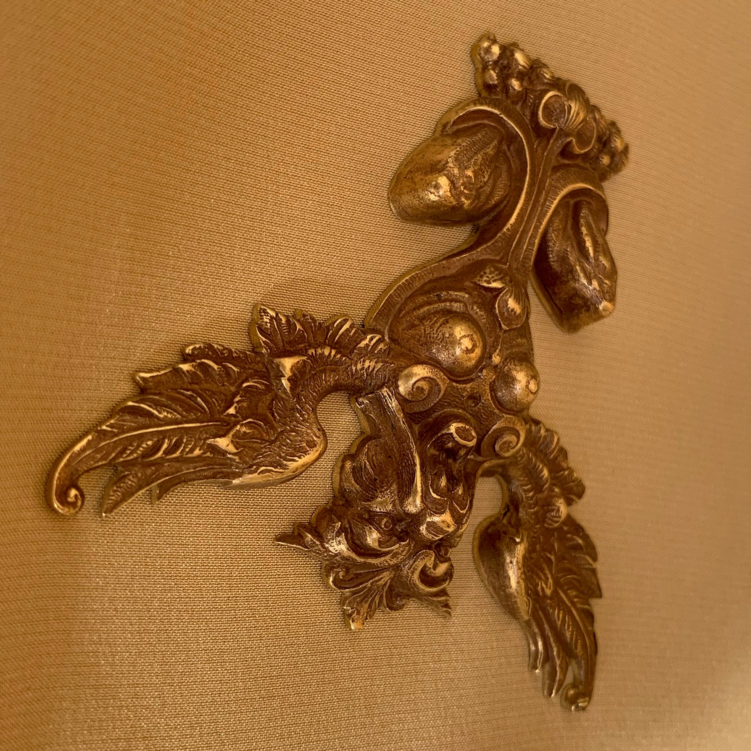Vintage French Griffin Winged Claw Footed Lion Solid Raw Brass Stamping ...