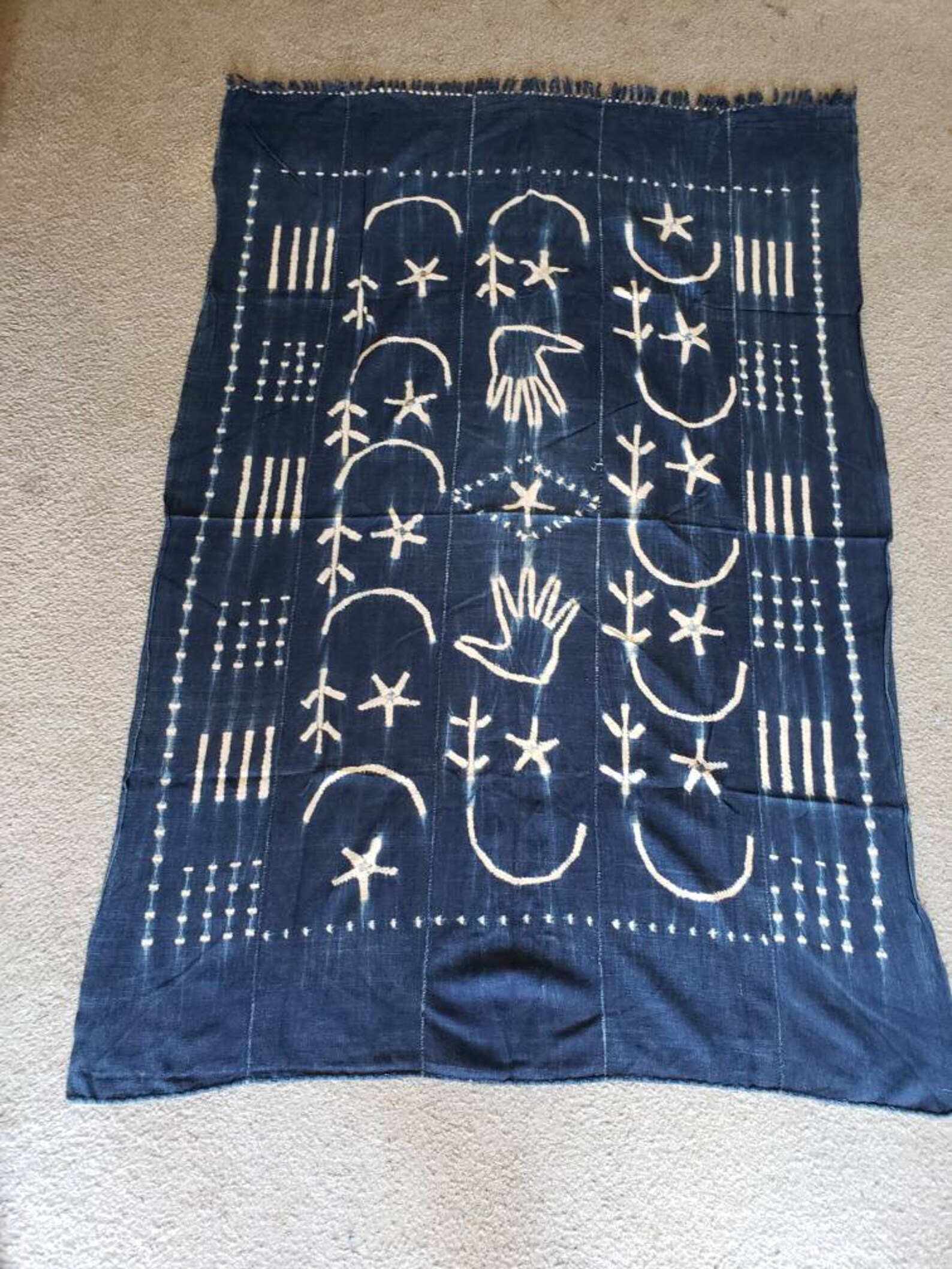 African Indigo Fabric - Etsy