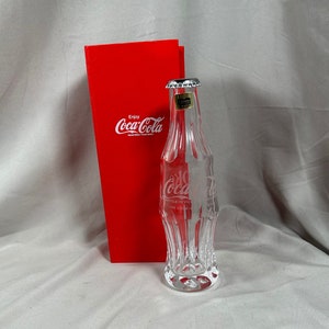Cavan Irish Crystal Coca Cola Bottle With Lined Gift Box - Etsy