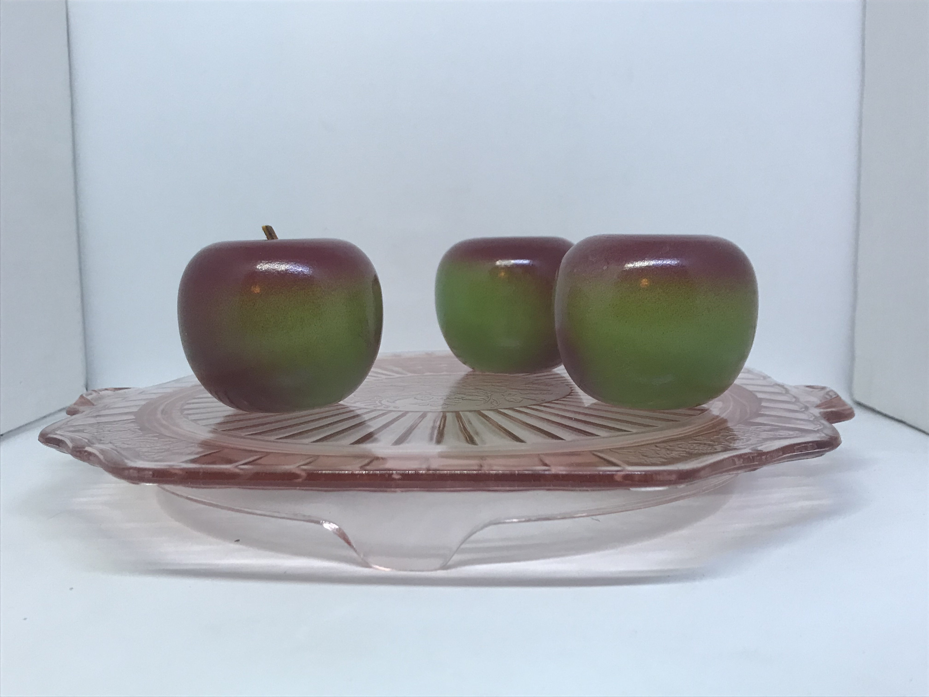 Hocking Mayfair Pattern Pink Depression Glass Cake Plate - Etsy