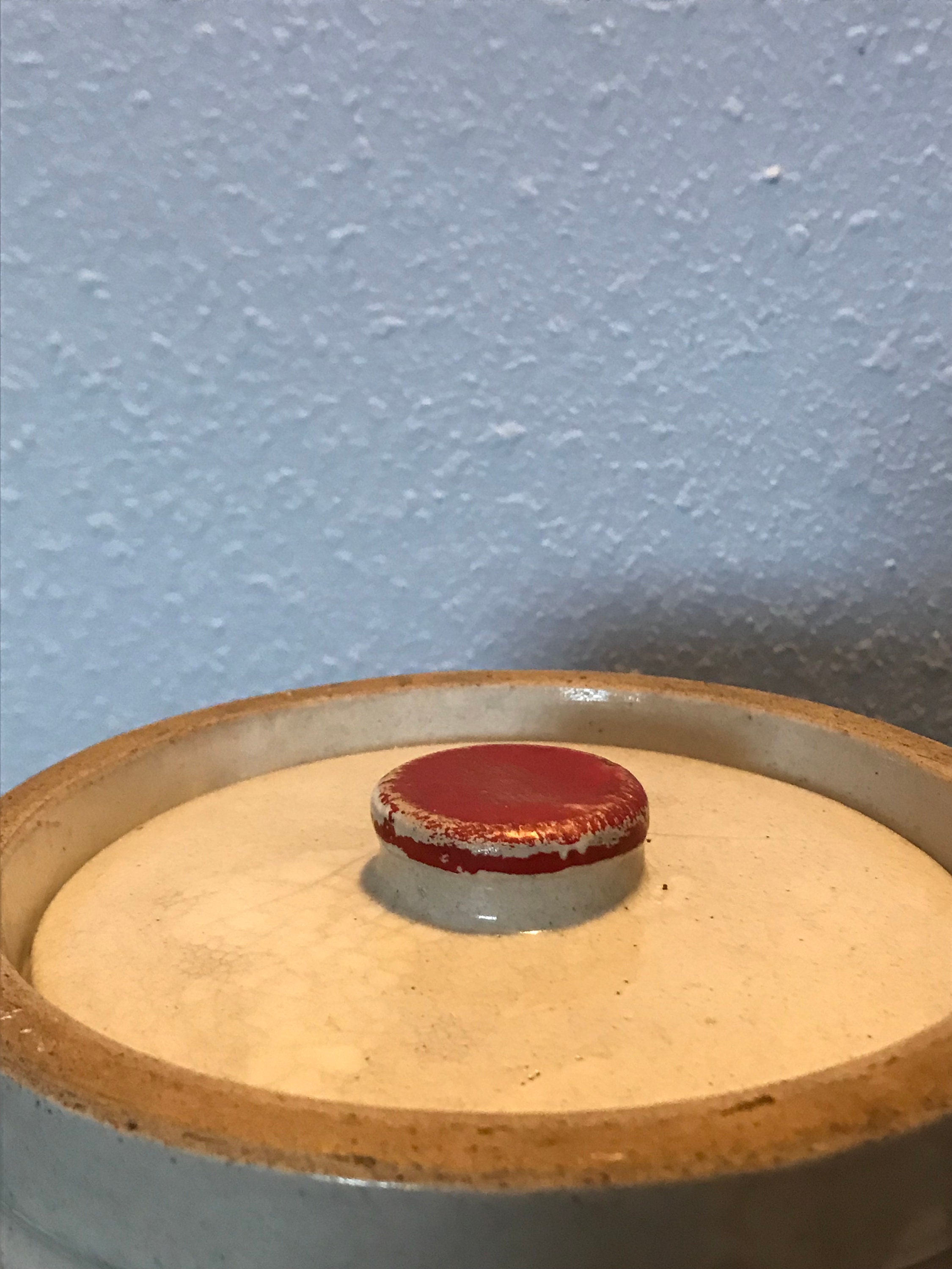 Red Wing Cookie Crock Handpainted Stoneware Crock Antique | Etsy