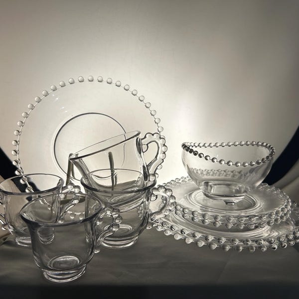 Candlewick Glassware - Etsy