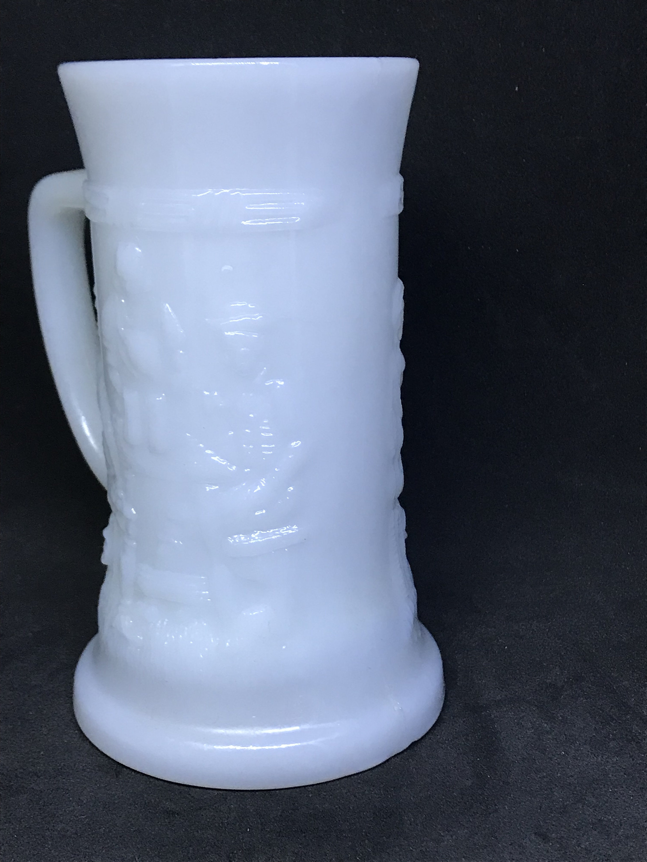 Federal Glass Milk Glass Tavern Scene Beer Stein | Etsy