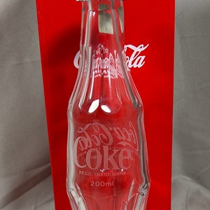 Cavan Irish Crystal Coca Cola Bottle With Lined Gift Box - Etsy