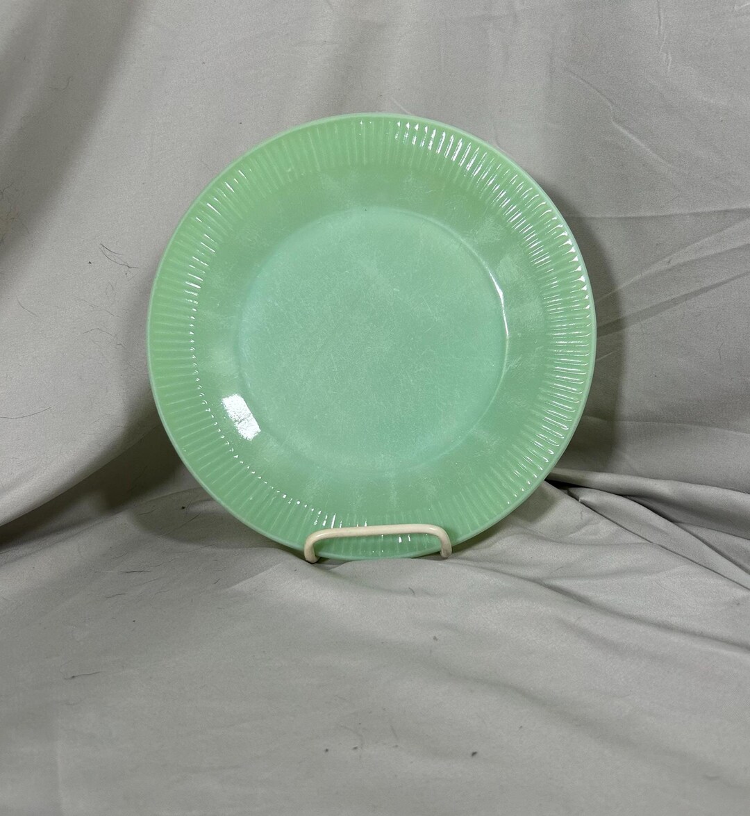 Fire King Jadeite Jane Ray Dinner Plate - Etsy