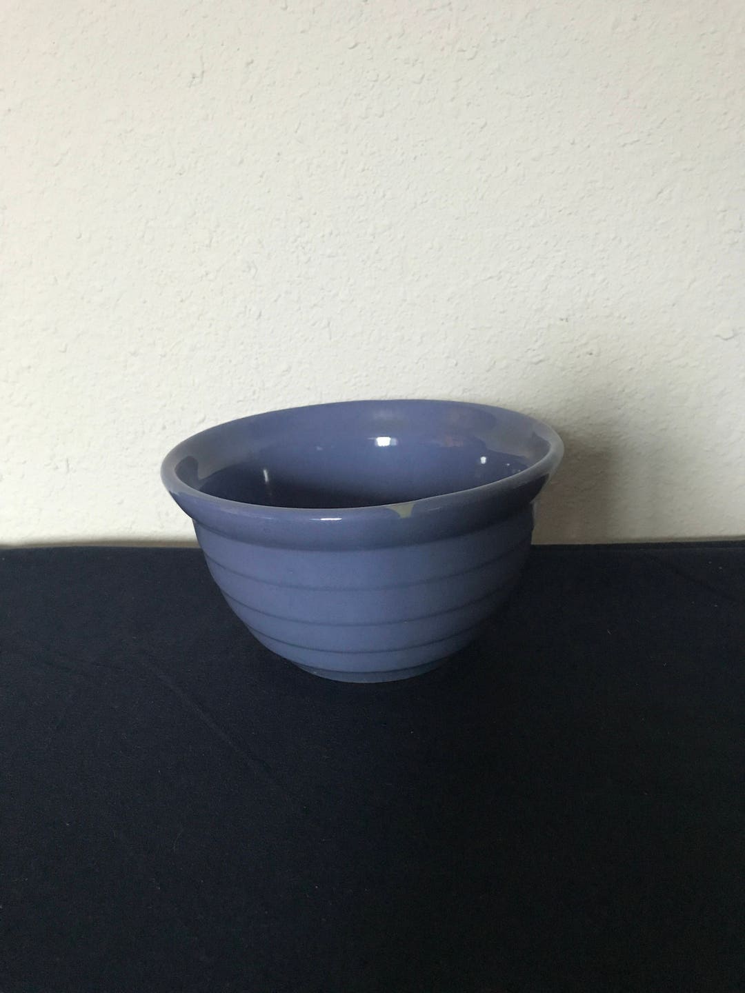 Western Stoneware Blue Bowl, Beater Bowl - Etsy