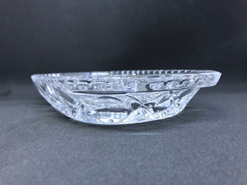 Bohemia Czech Republic Lead Crystal Three-part Divided Dish, Serving ...