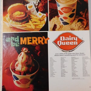 DQ Dairy Queen -- Ad - Etsy