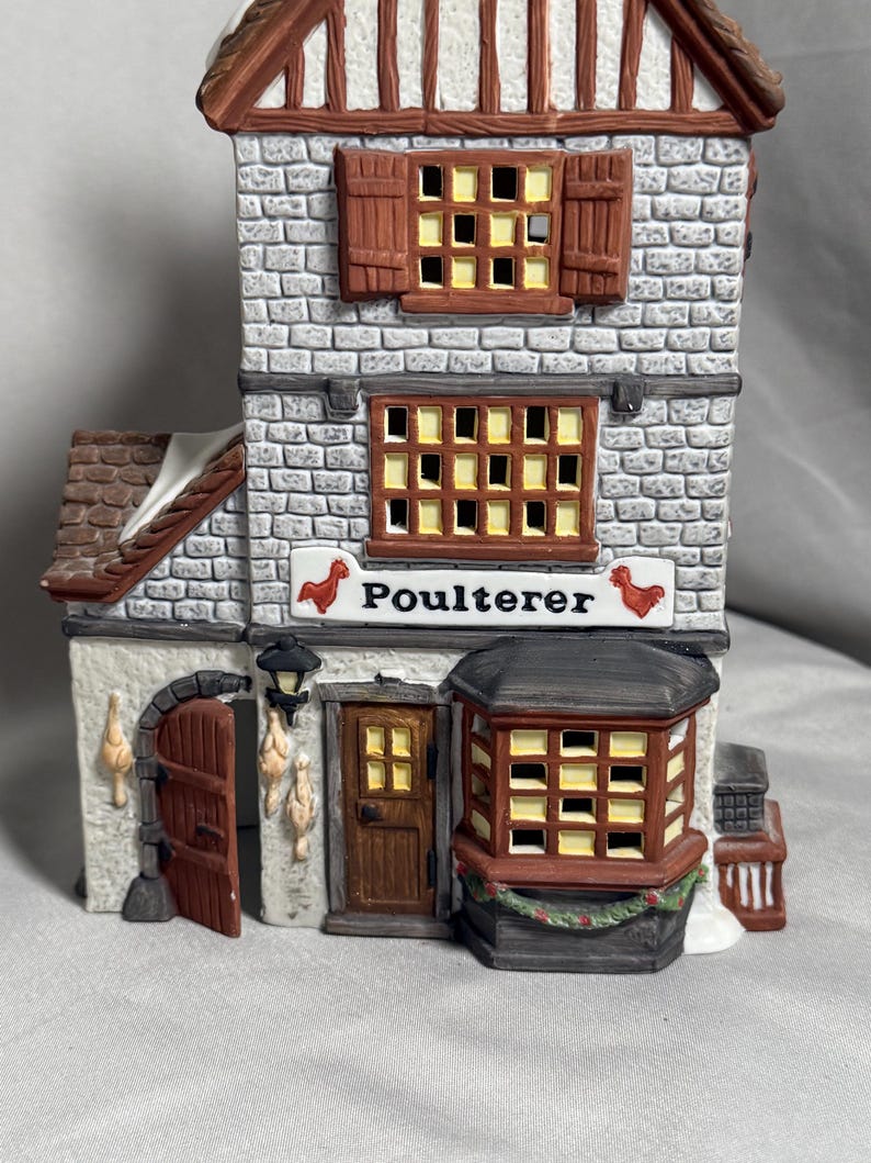 Poulterer — Department 56 — A Christmas Carol — Dickens’ Village — With ...