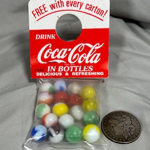 Coca Cola Marbles Advertising Premium Regular Marbles - Etsy