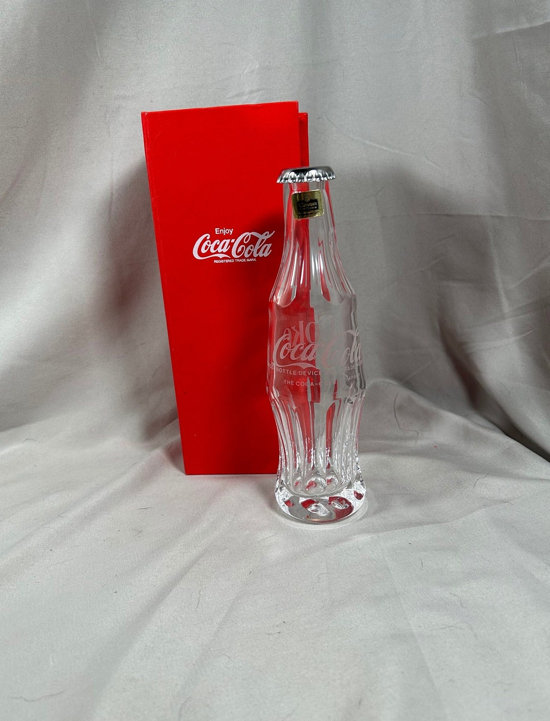 Cavan Irish Crystal Coca Cola Bottle With Lined Gift Box - Etsy