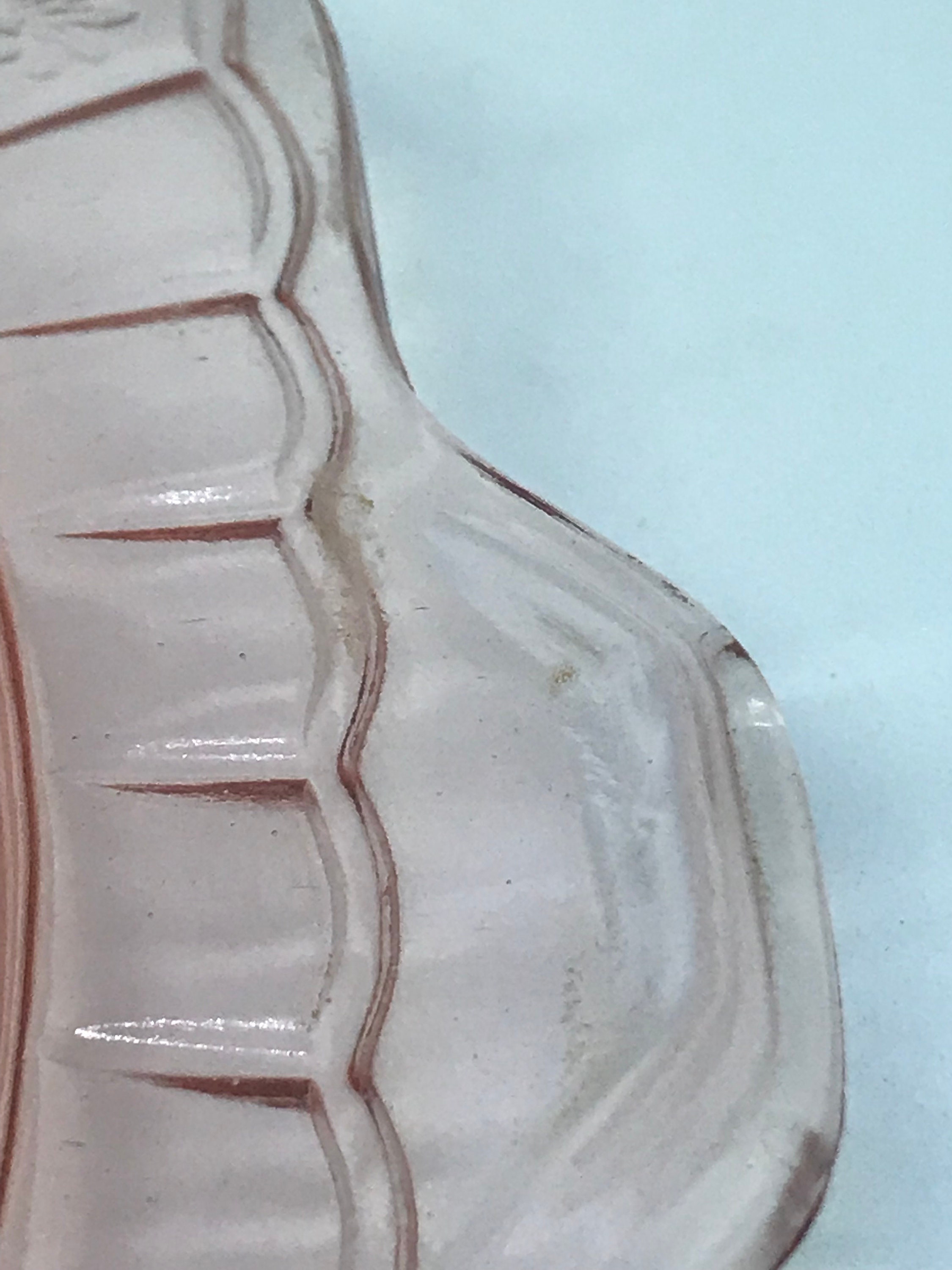 Hocking Mayfair Pattern Pink Depression Glass Cake Plate | Etsy