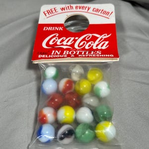 Coca Cola Marbles Advertising Premium Regular Marbles - Etsy