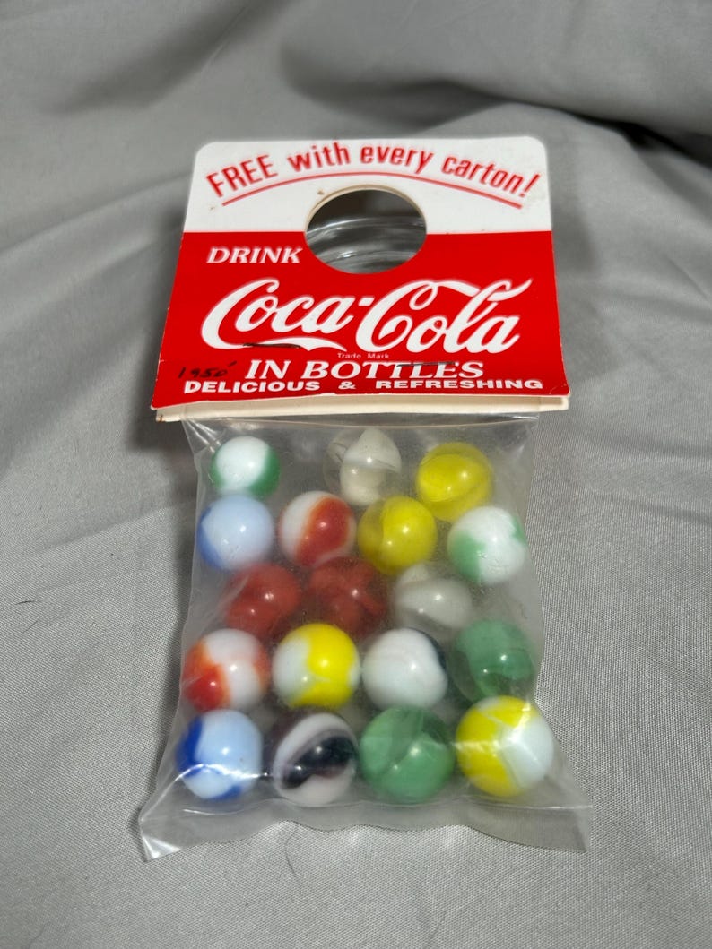 Coca Cola Marbles Advertising Premium Regular Marbles - Etsy