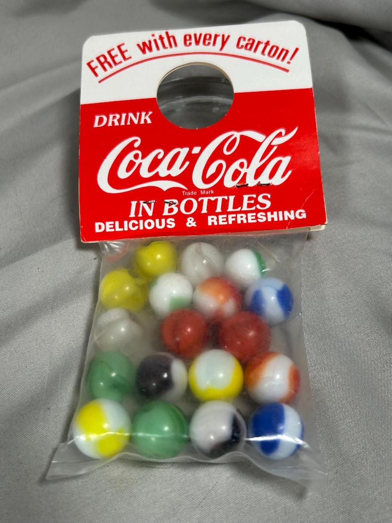 Coca Cola Marbles Advertising Premium Regular Marbles - Etsy
