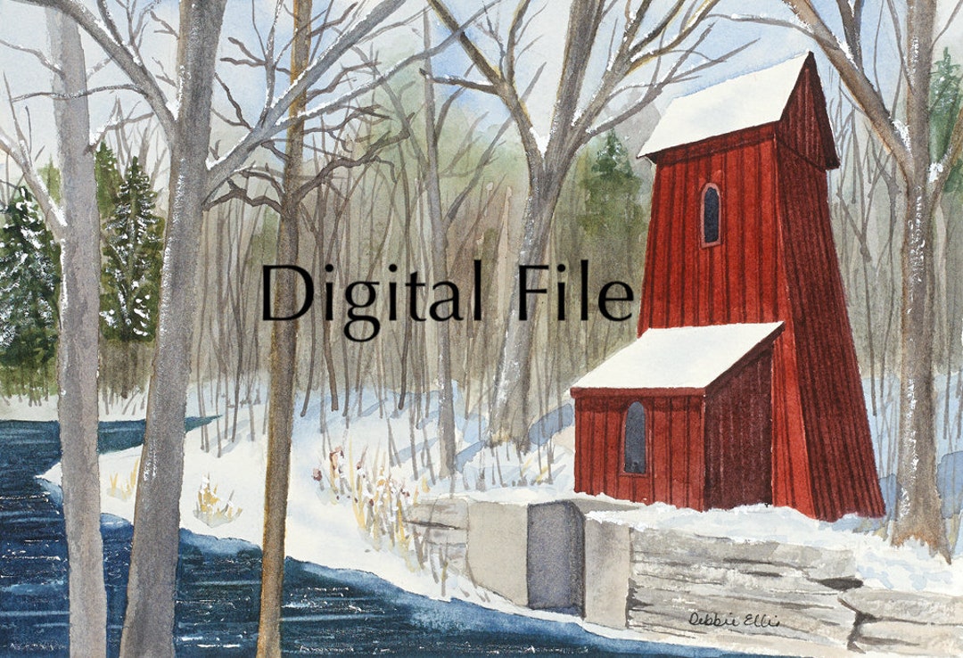 Sheave Tower Blair Digital File - Old Mill - Digital Print ...