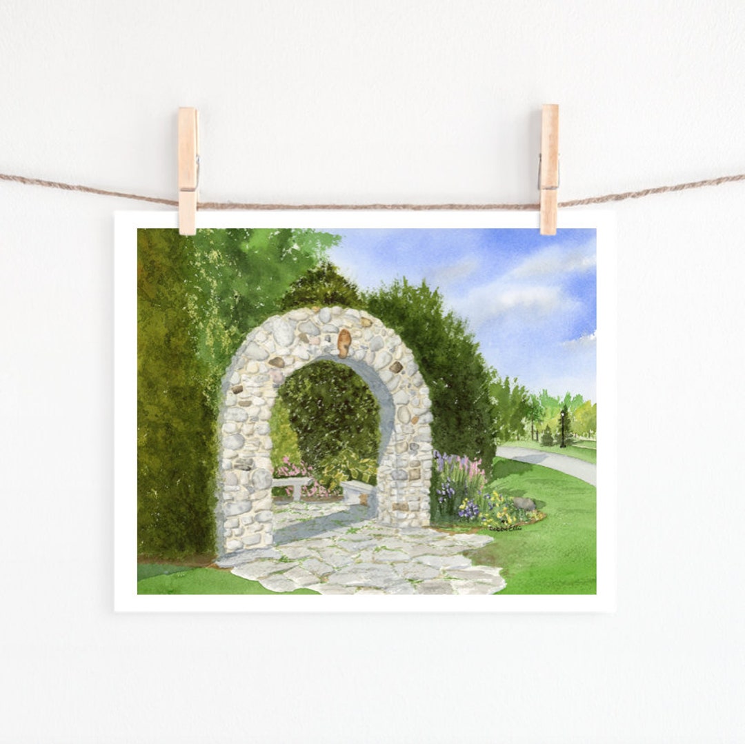 Rockway Gardens, Kitchener - Old Stone Arch - Summer Garden - Kitchener ...
