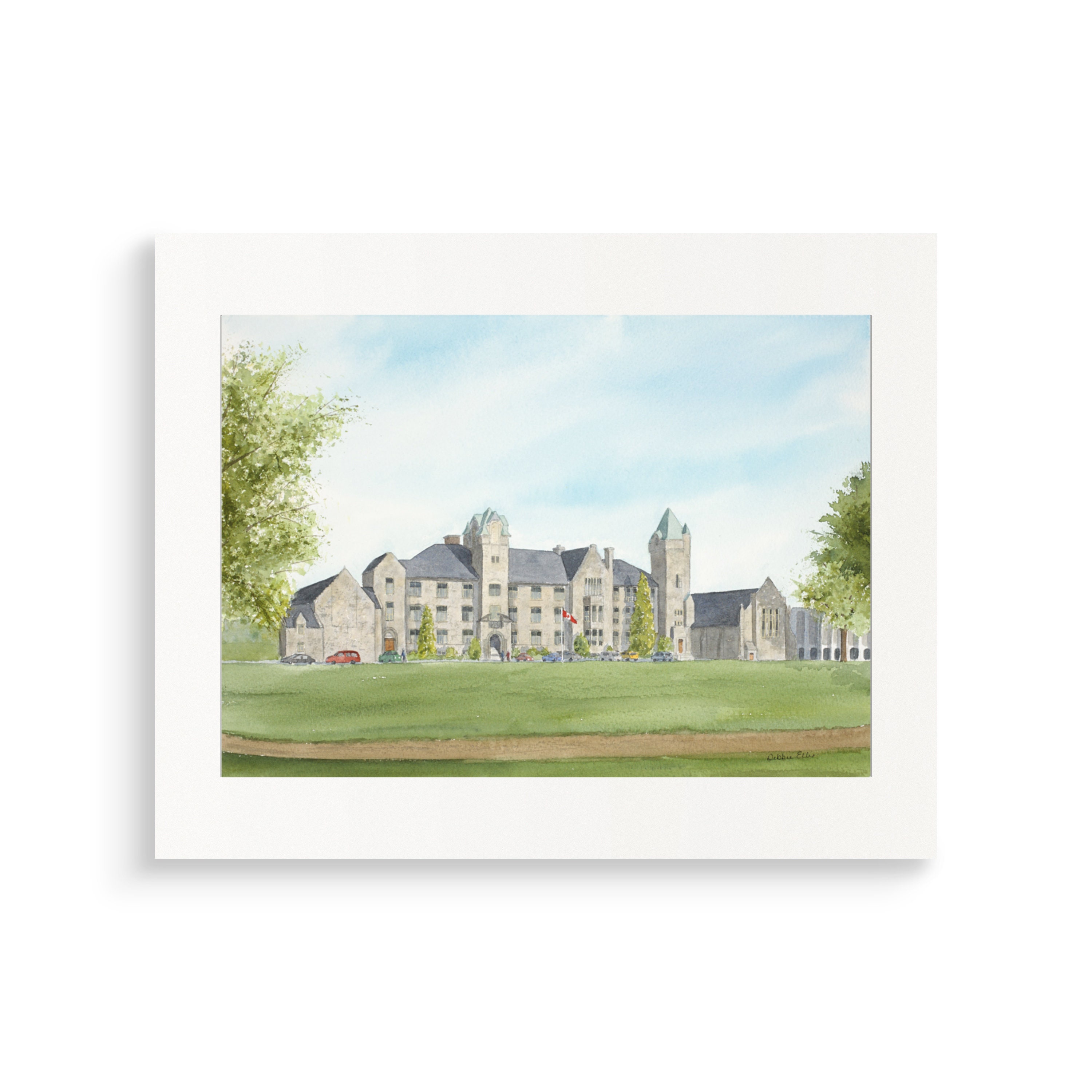 Galt Collegiate print Cambridge high school WRDSB - Etsy 日本